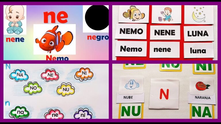 Actividades de lectoescritura con la letra n para niños - Joguar