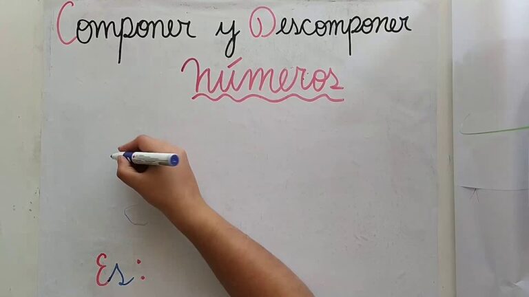 Aprender a componer y descomponer números en primer grado - Joguar