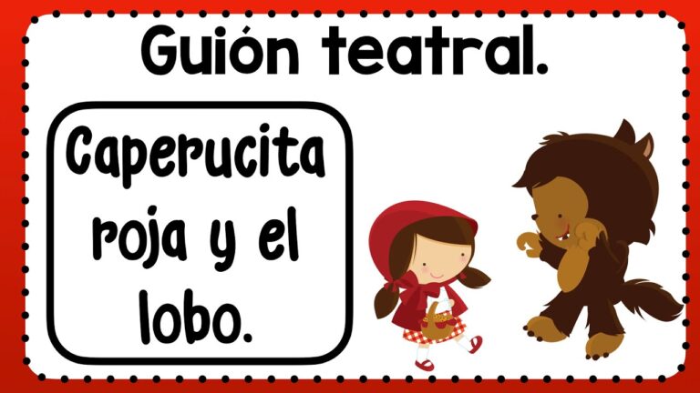 Guión teatral de Caperucita Roja - Joguar
