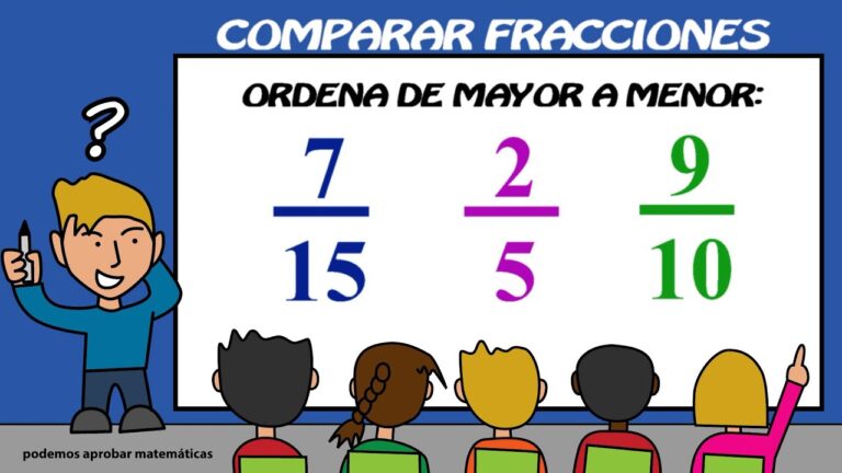 Ordenar fracciones con diferente numerador y denominador - Joguar