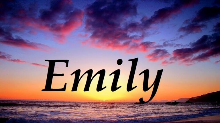 Significado del nombre Emily en la Biblia - Joguar