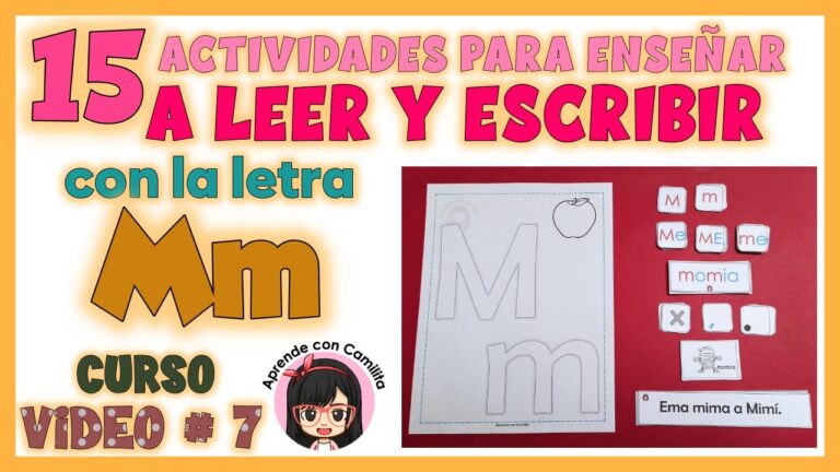 Actividades de lectoescritura con la letra M - Joguar