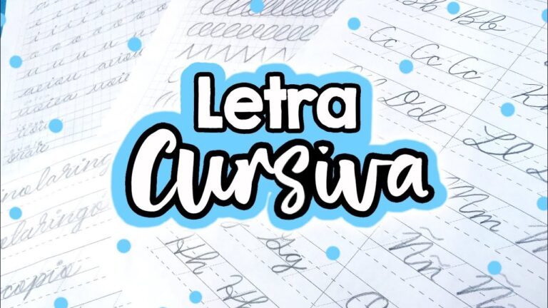 Aprender a escribir en letra cursiva - Joguar
